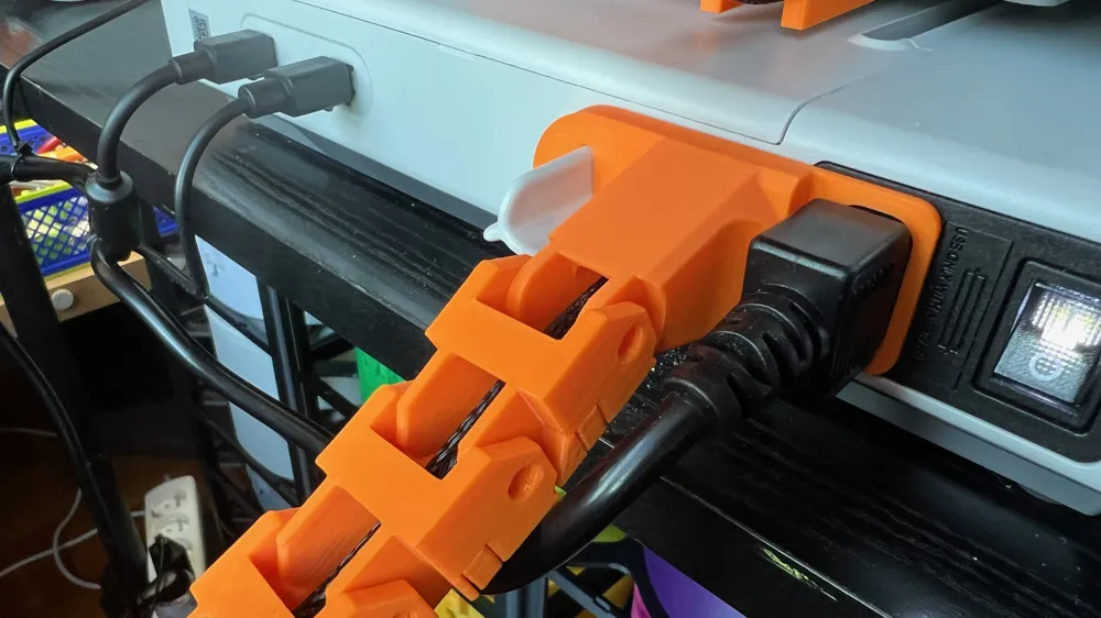 Printer mount for new A1 cable Heatbed Cable Chain Remixed by uhcim ...