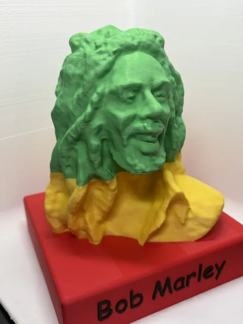 Bob Marley Bust - Free 3D Print Model - MakerWorld