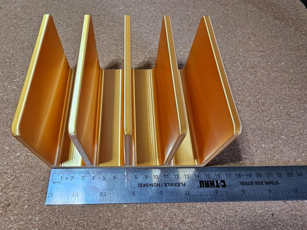 Folder Holder - solid or hex cutouts - Free 3D Print Model - MakerWorld