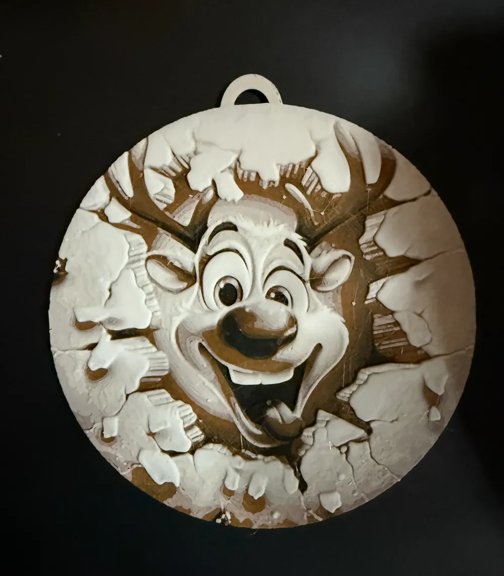 reindeer christmas ball hueforge by Mysstra hueforge 3Dart - MakerWorld