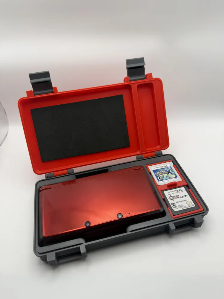 Nintendo 3DS and DS Lite Slim Travel Case - Free 3D Print Model ...