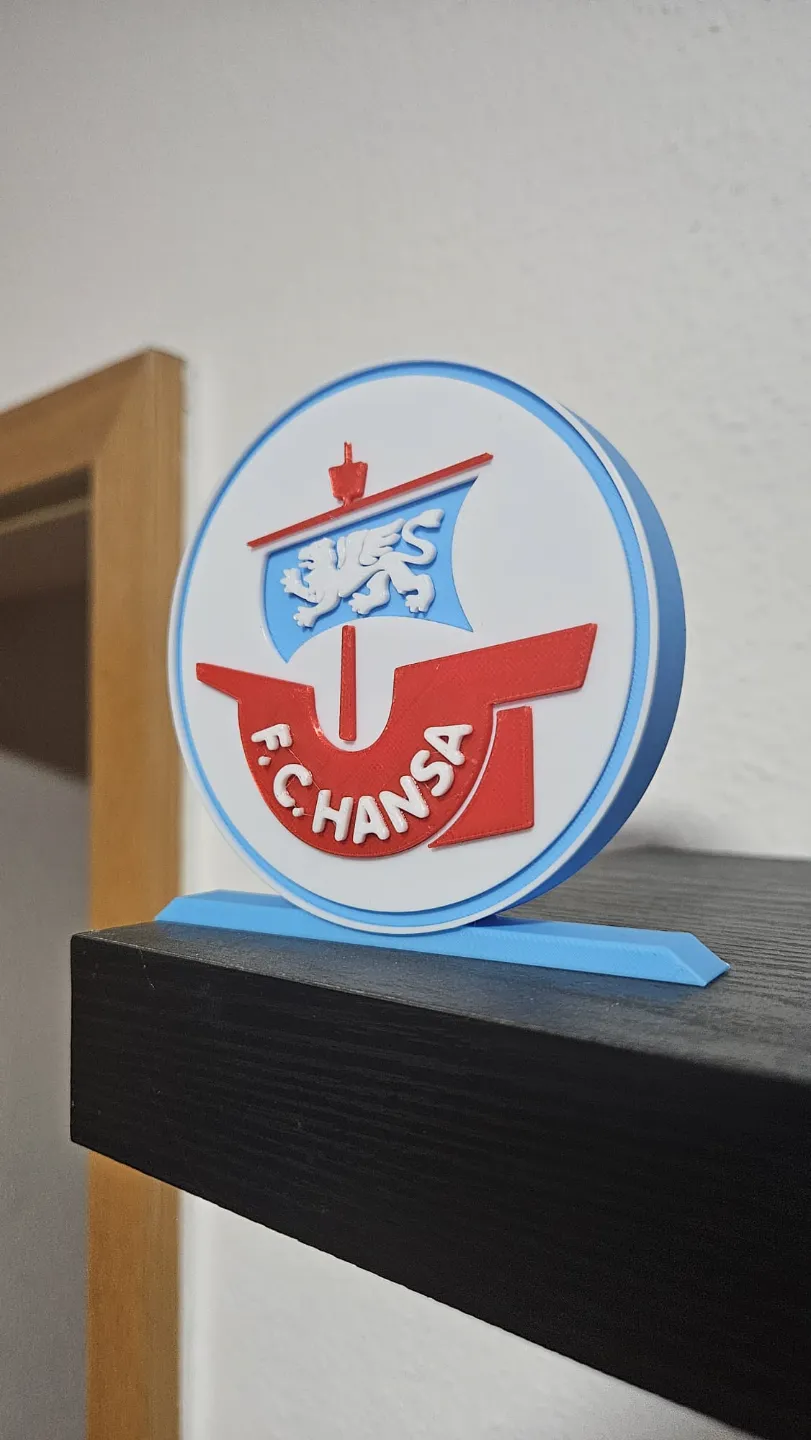 FC Hansa Rostock Logo Stand by 5kyrunn3r - MakerWorld