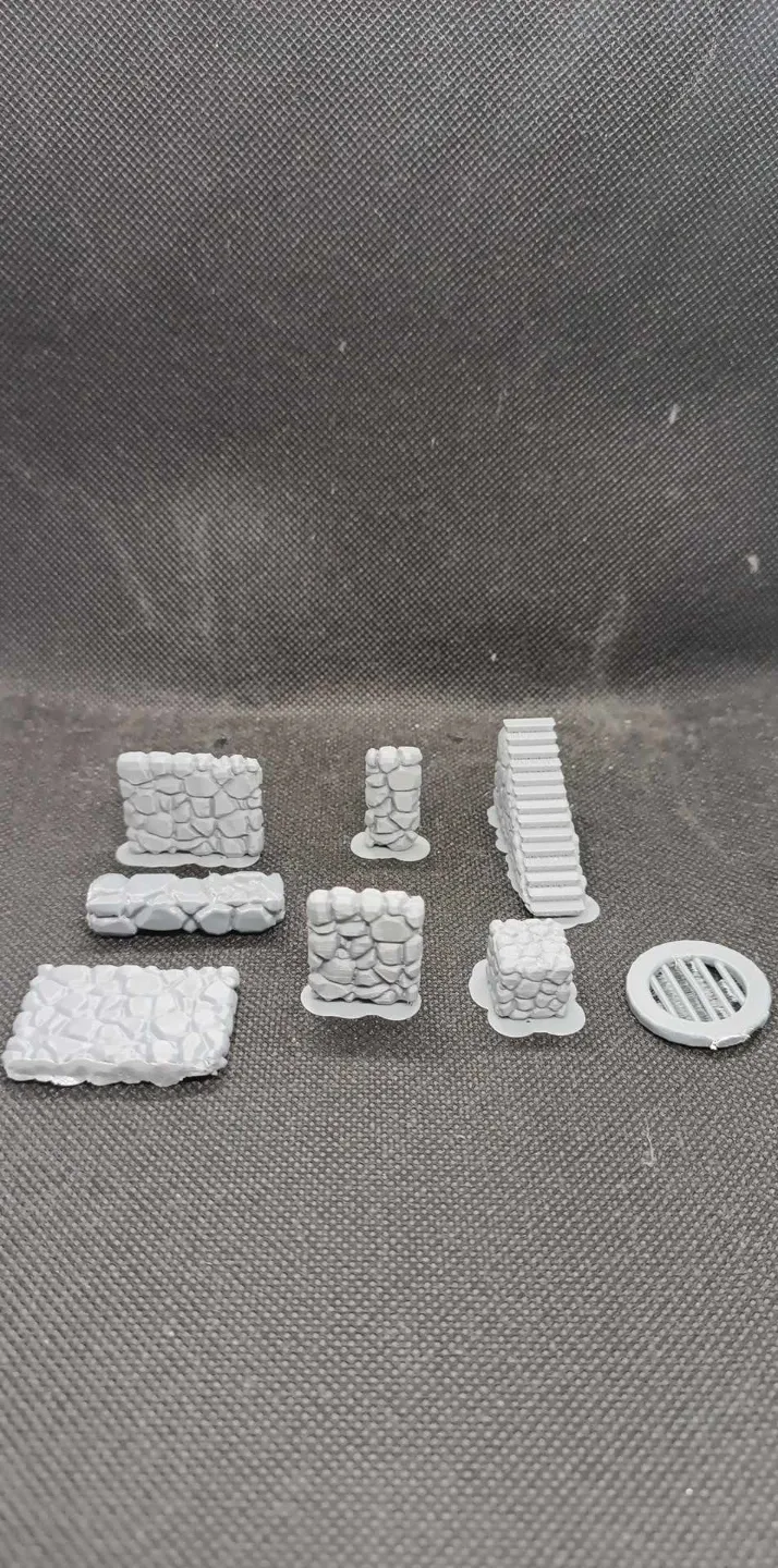 D&D Terrain Set of walls etc by drakeforge3d - MakerWorld