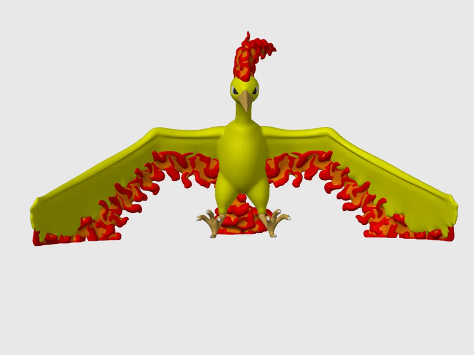 Moltres Multicolor by entroisdimensions_figurine MakerWorld: Download ...