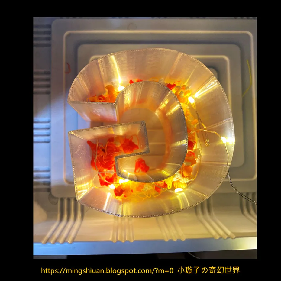 Letter G Scrap storage box / Letter light box - Free 3D Print Model ...