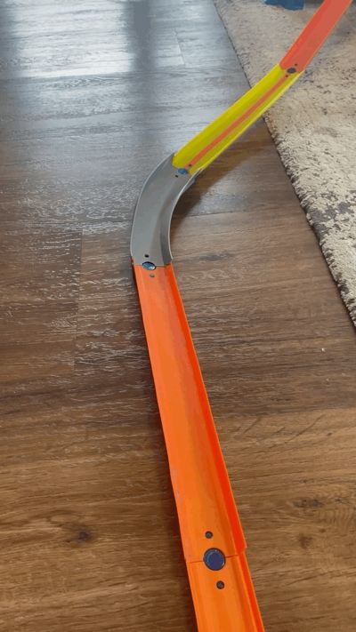 Hot wheels 45° turn curve track - Free 3D Print Model - MakerWorld