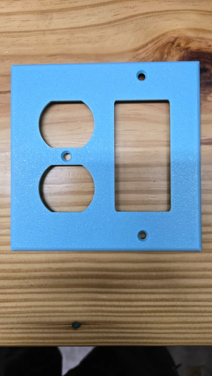 Combo Plates Outlets Toggle Switch Decora FlexFob - Free 3D Print Model ...