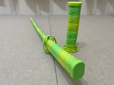 Collapsing Katana 法忍 (Forbearance Blade) by mail.iou MakerWorld ...