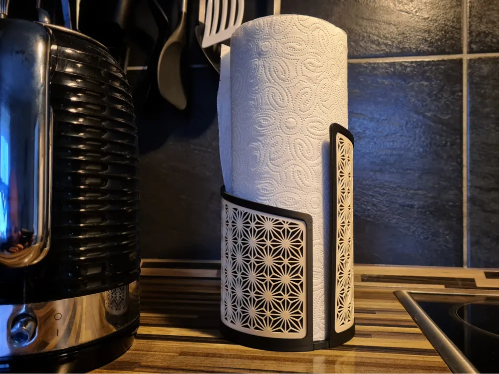 Paper Roll Holder (Kumiko and Other Patterns) - Free 3D Print Model ...