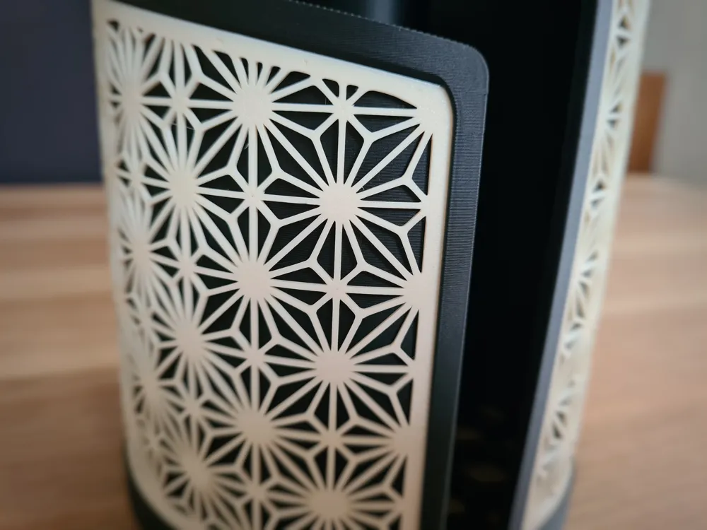 Paper Roll Holder (Kumiko and Other Patterns) - Free 3D Print Model ...