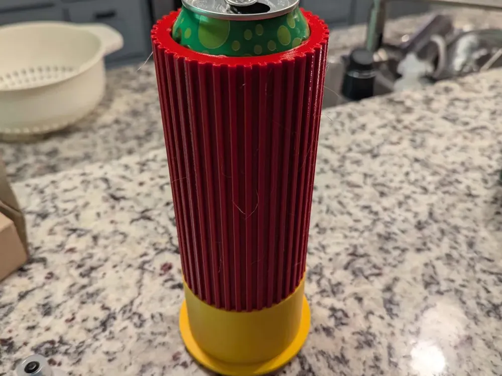 Reloadable Shotgun Shell Beer Cannon - Free 3D Print Model - MakerWorld