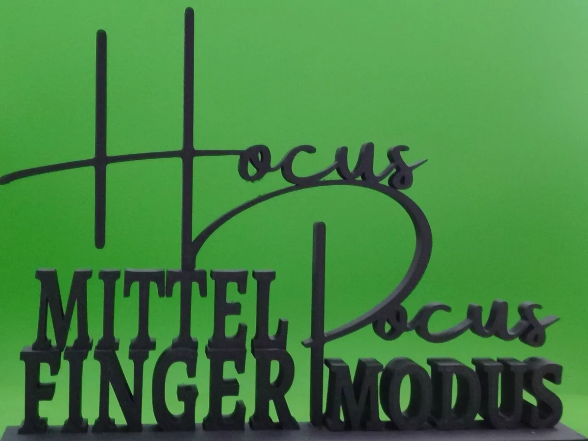 Hocus Pocus Middle Finger Mode Stand - Free 3D Print Model - MakerWorld