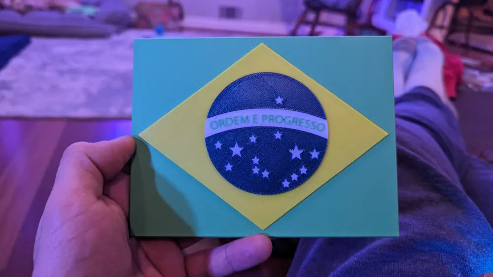 Brazilian Flag Magnet - Brasil Country display by daniel.fiorica ...