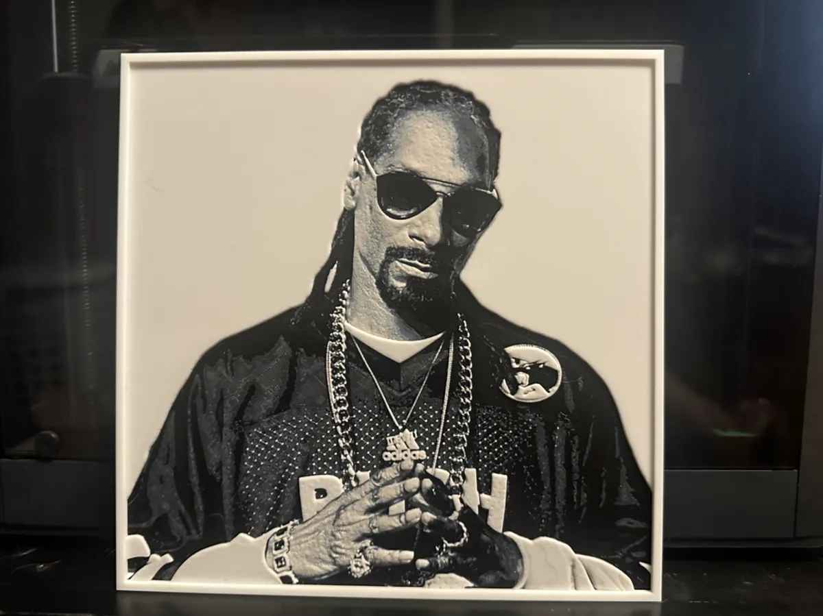 Snoop Dogg Hueforge Poster - Free 3D Print Model - MakerWorld