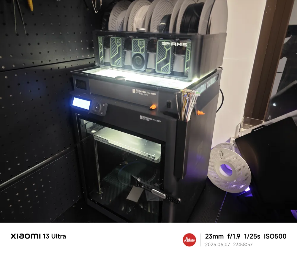 P1S 60mm fan riser, clean cover plate, with P1 body logo by GaoA ...