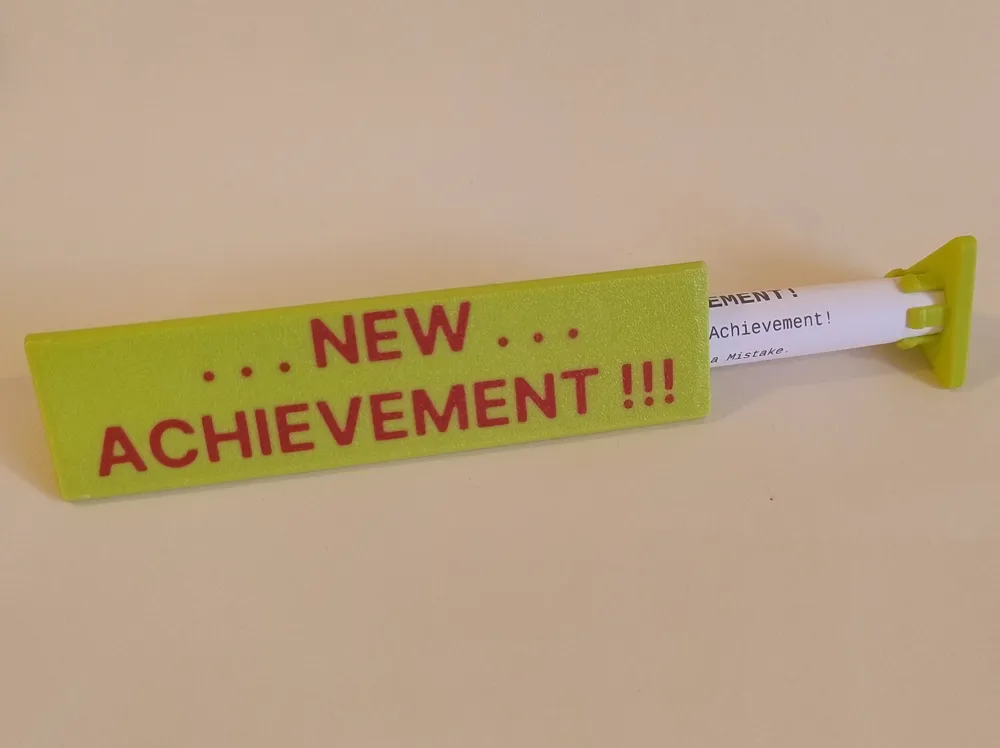 NEW ACHIEVEMENT gift box - Free 3D Print Model - MakerWorld