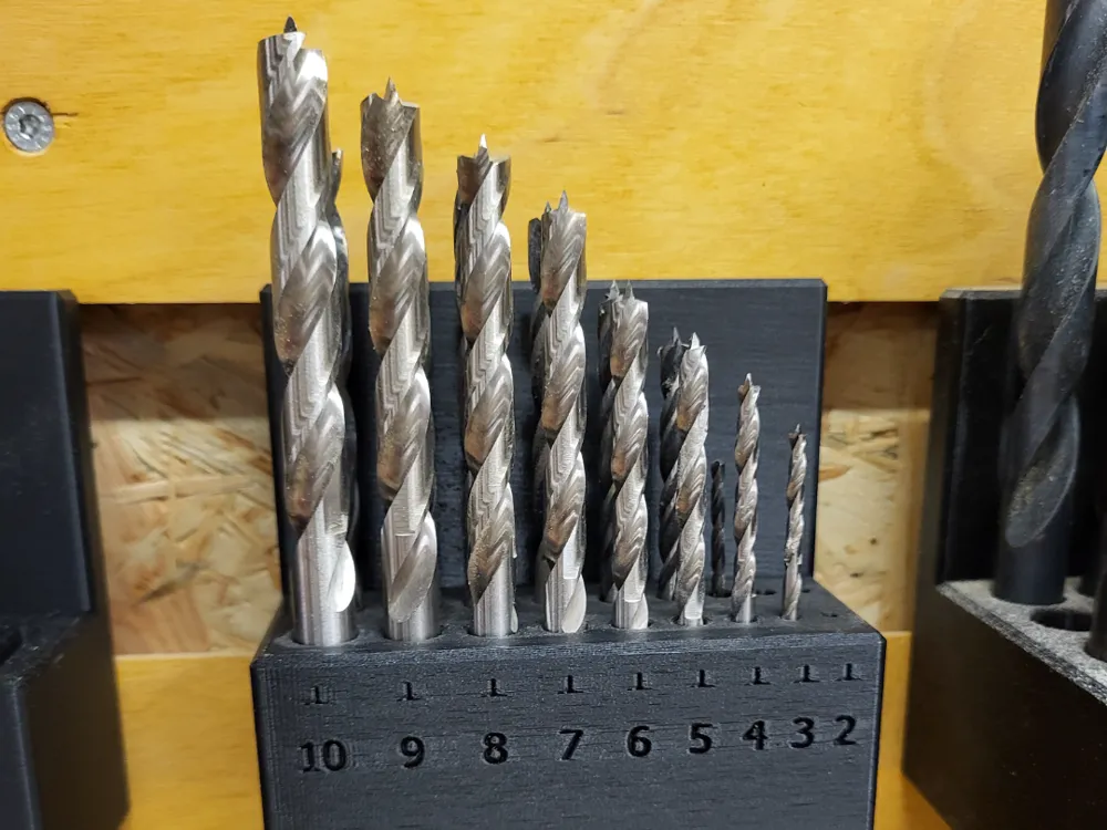 French Cleat Holder for Wood Drills by Andi_Arbeit MakerWorld: Download ...