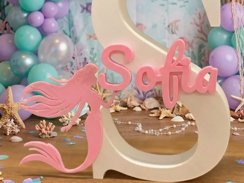 Custom Name Sign Sirena - Free 3D Print Model - MakerWorld