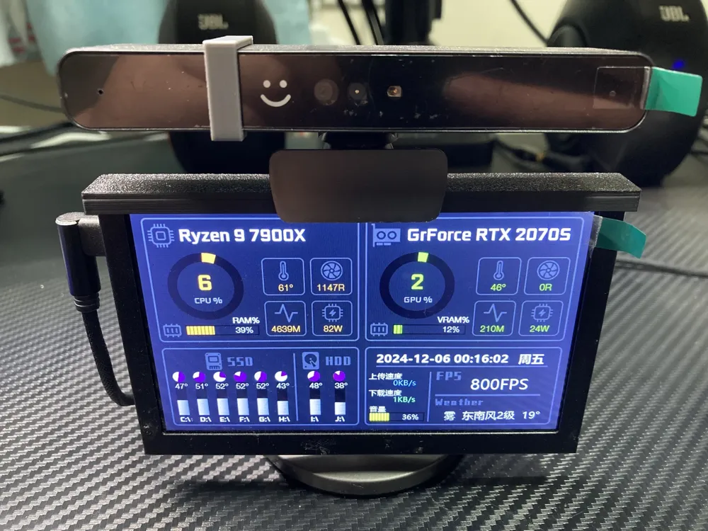 Windows Hello Camera Privacy Cover Remixed by Percival - MakerWorld