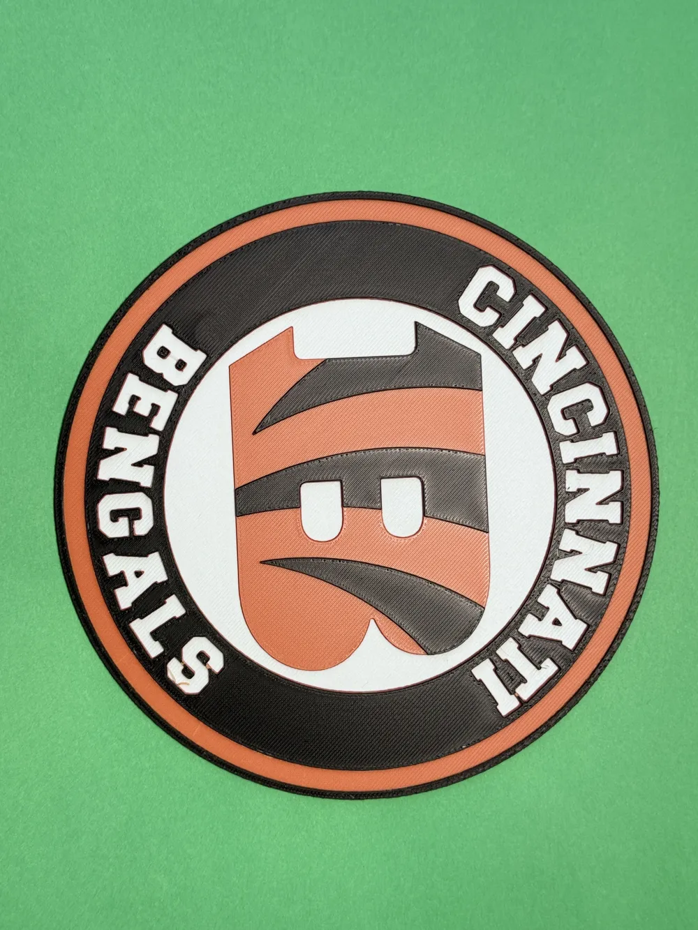 Cincinnati Bengals NFL LOGO - COASTER/OFFICE SIGN by StudioStewArt ...