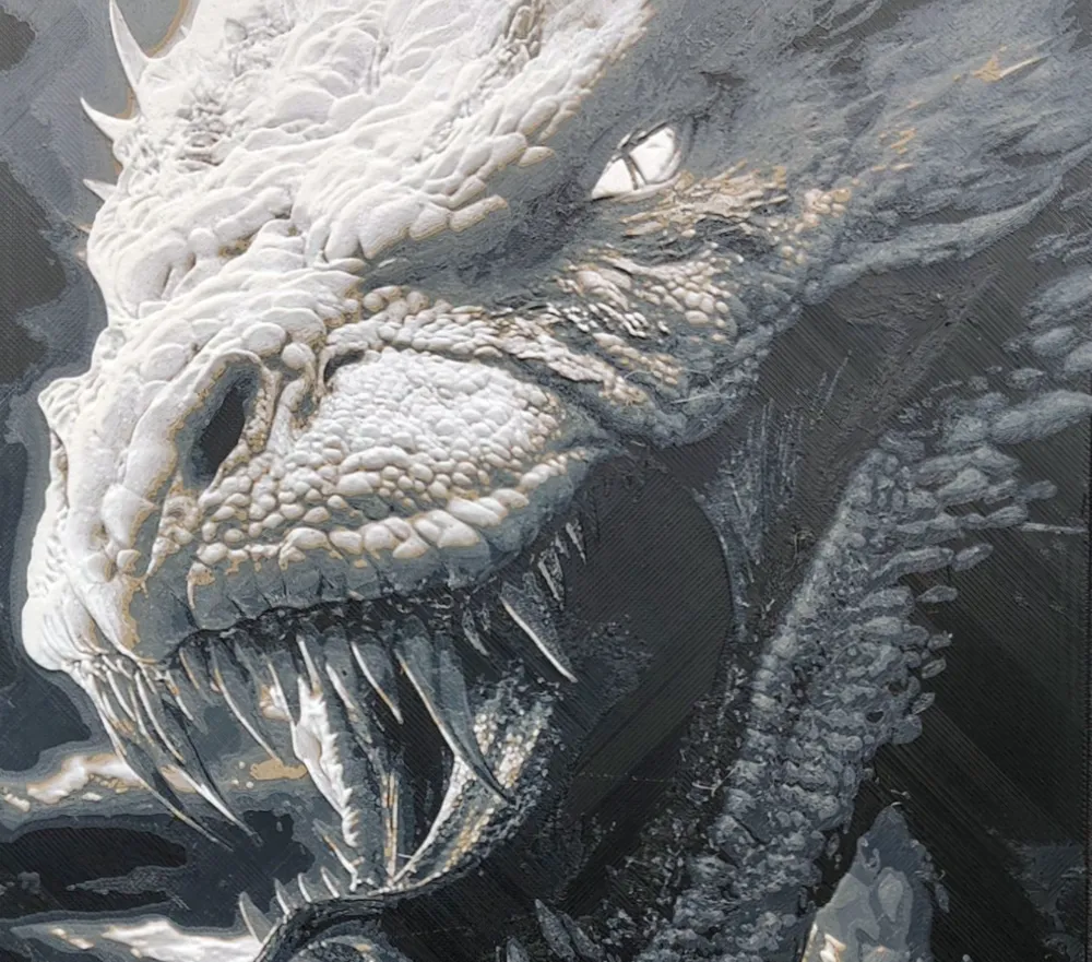 Dragon HueForge by fD.667 - MakerWorld