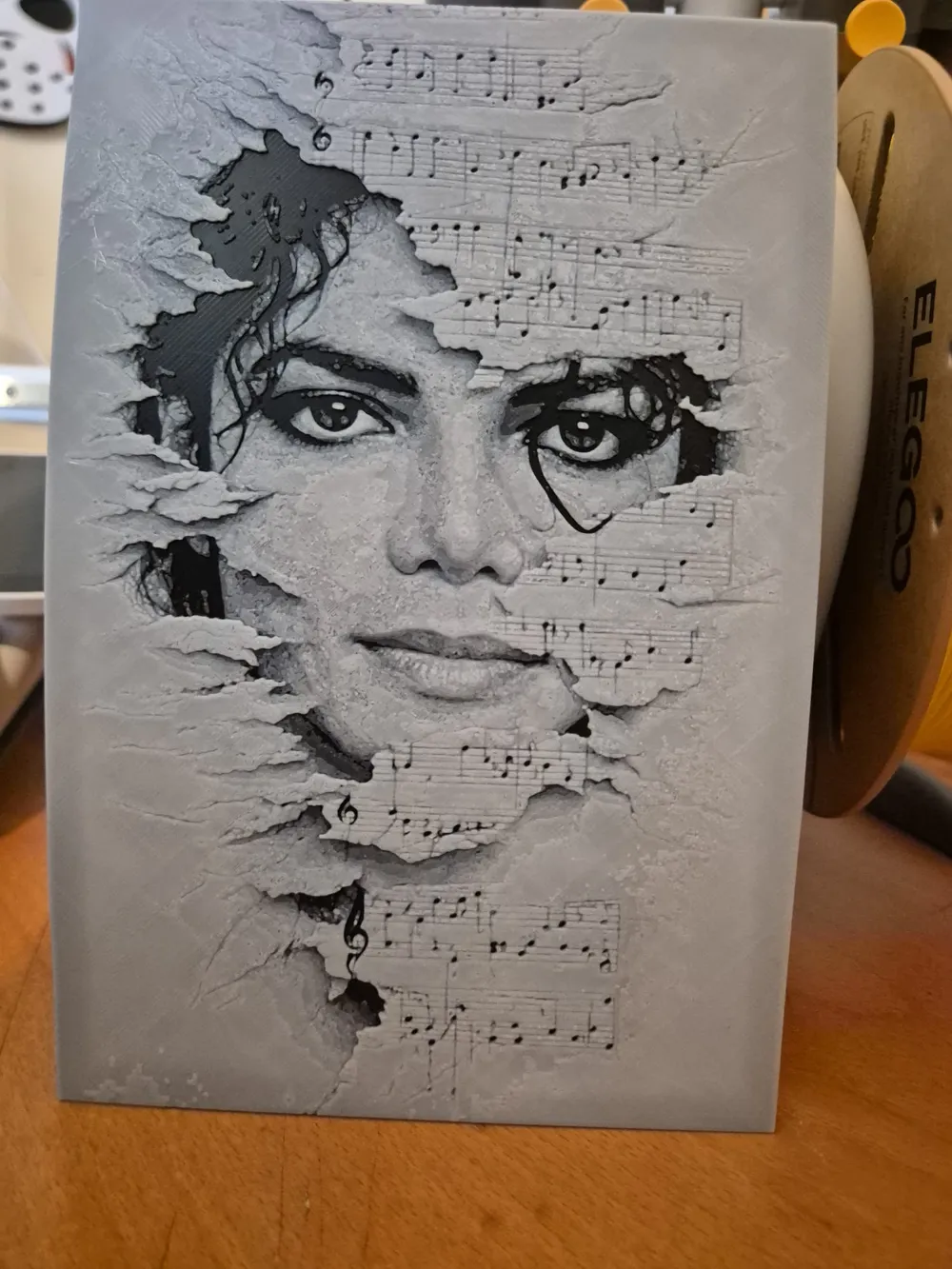 michael jackson song papers hueforge - Free 3D Print Model - MakerWorld