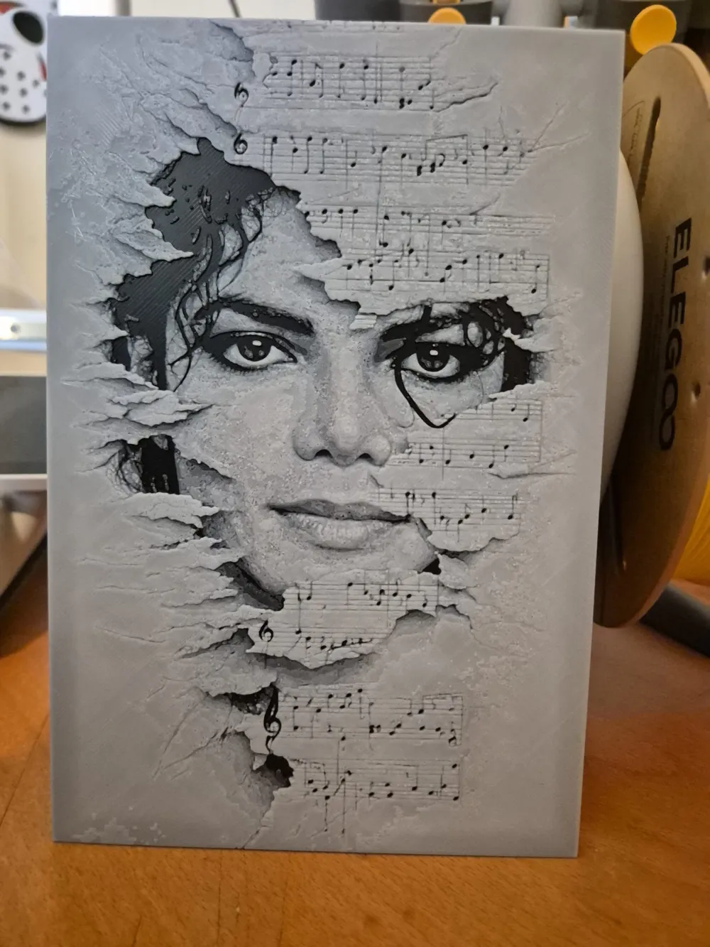 michael jackson song papers hueforge - Free 3D Print Model - MakerWorld