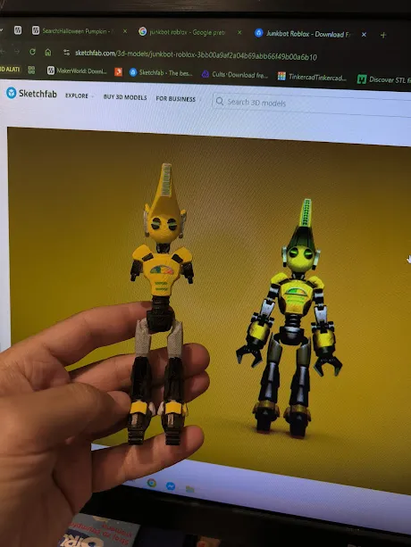 Roblox Junkbot by Darac MakerWorld: Download Free 3D Models