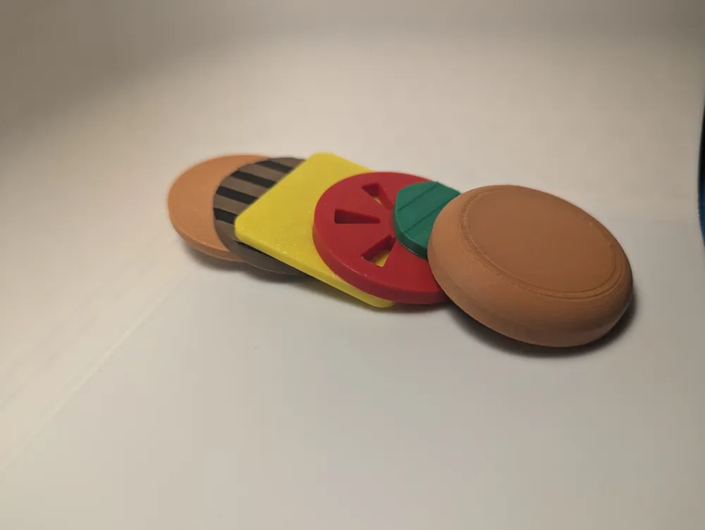 Magnetic Cheeseburger Fidget - Free 3D Print Model - MakerWorld