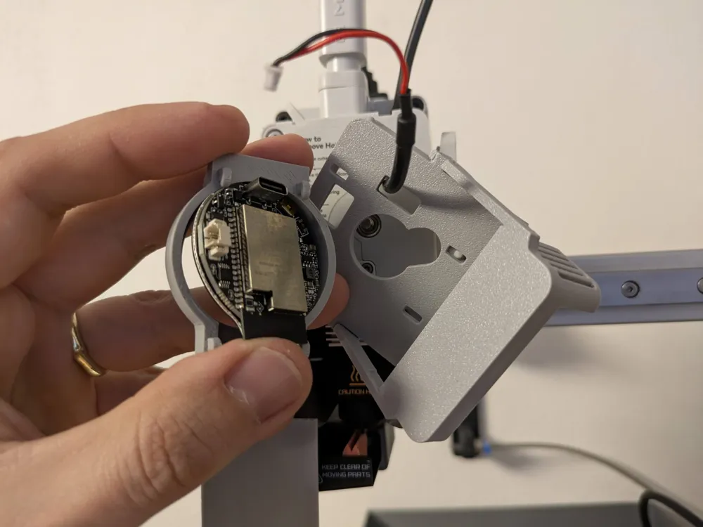 Panda Knomi display swing up cover A1 series by geo.luki MakerWorld ...