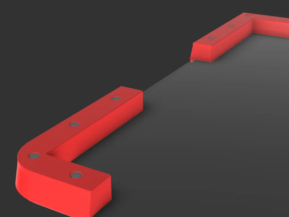 X1 X1C riser remix with magnets (original designer allows remixes ...