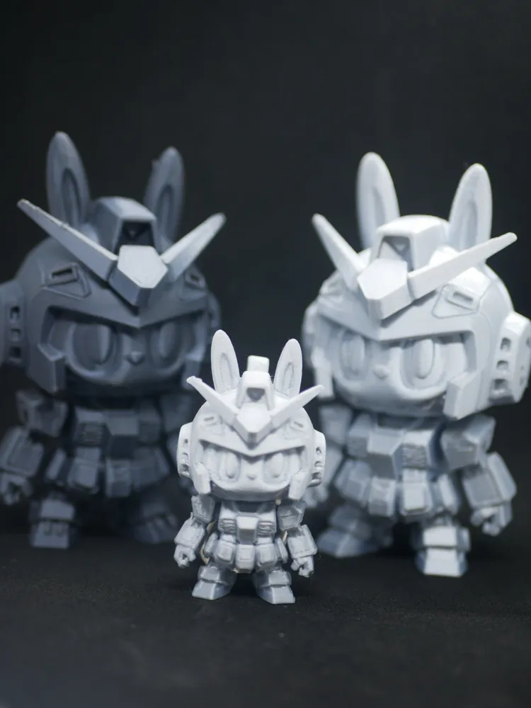 Miniature Labubu Gundam Pendant by Chocobo MakerWorld: Download Free 3D ...
