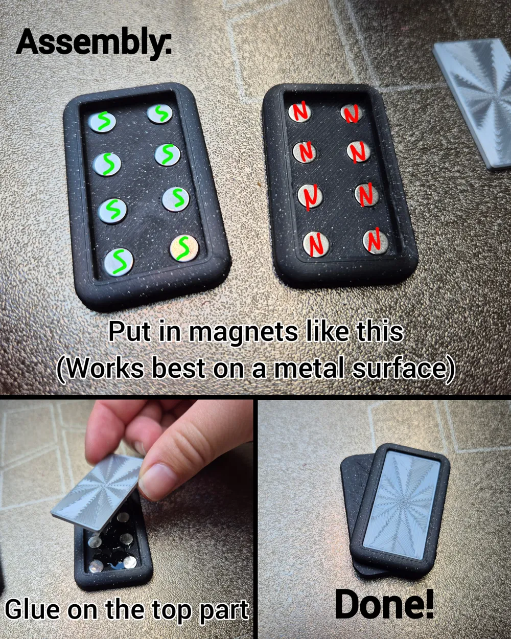 Sliding Fidget toy with magnets by Sunshine_Design MakerWorld: Download Free 3D Models