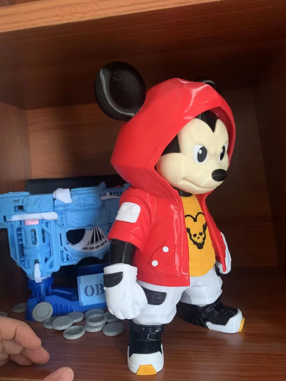 Urban Mickey Mouse - Skull NO AMS fully color separated parts - Free 3D ...