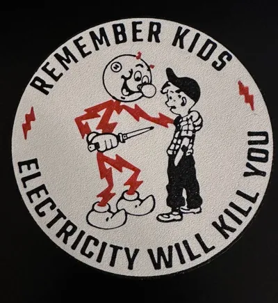 Reddy Kilowatt Sign by illuminat3D - MakerWorld