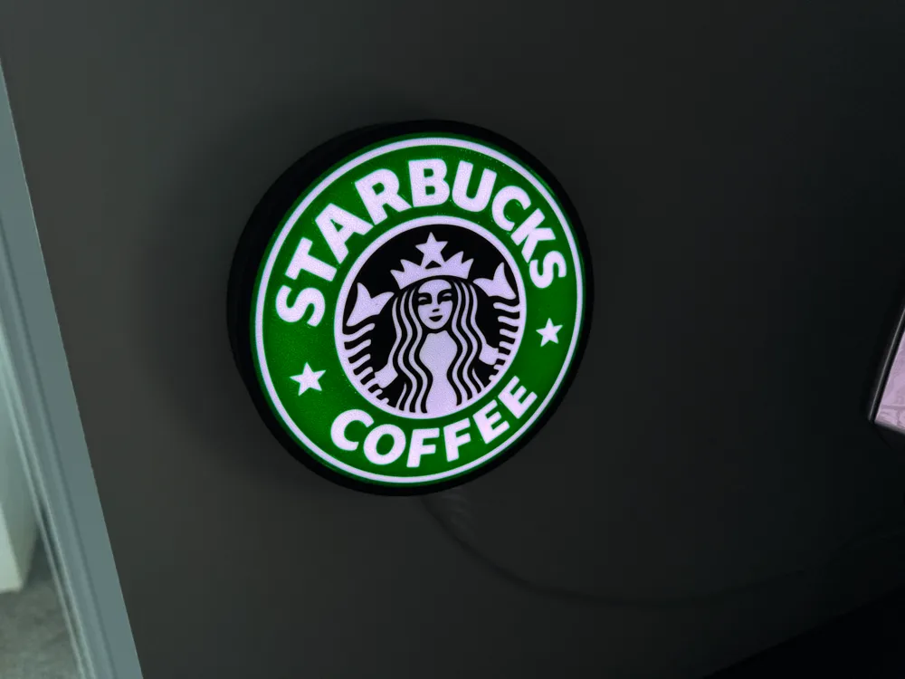 Smart Starbucks Coffee Sign - Home Assistant by Mytzn MakerWorld ...