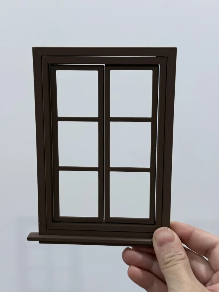 1:12 Scale Functional Window Miniature Dollhouse - Free 3D Print Model ...
