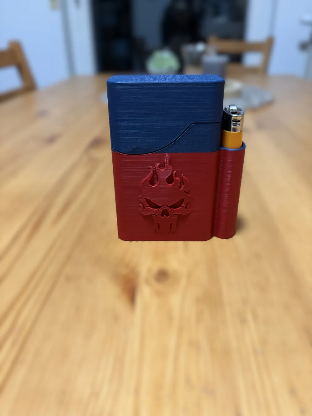Cigarette box with lighter (BIC) - Free 3D Print Model - MakerWorld