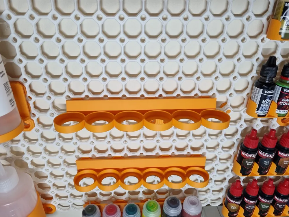 Multiboard Vallejo Paint Holder (36mm compatible) by Migego - MakerWorld