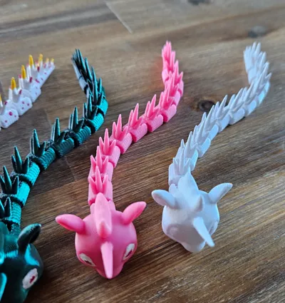 Unicorn Snake - FREE TO SELL Remixed by k3ldar MakerWorld: Download ...