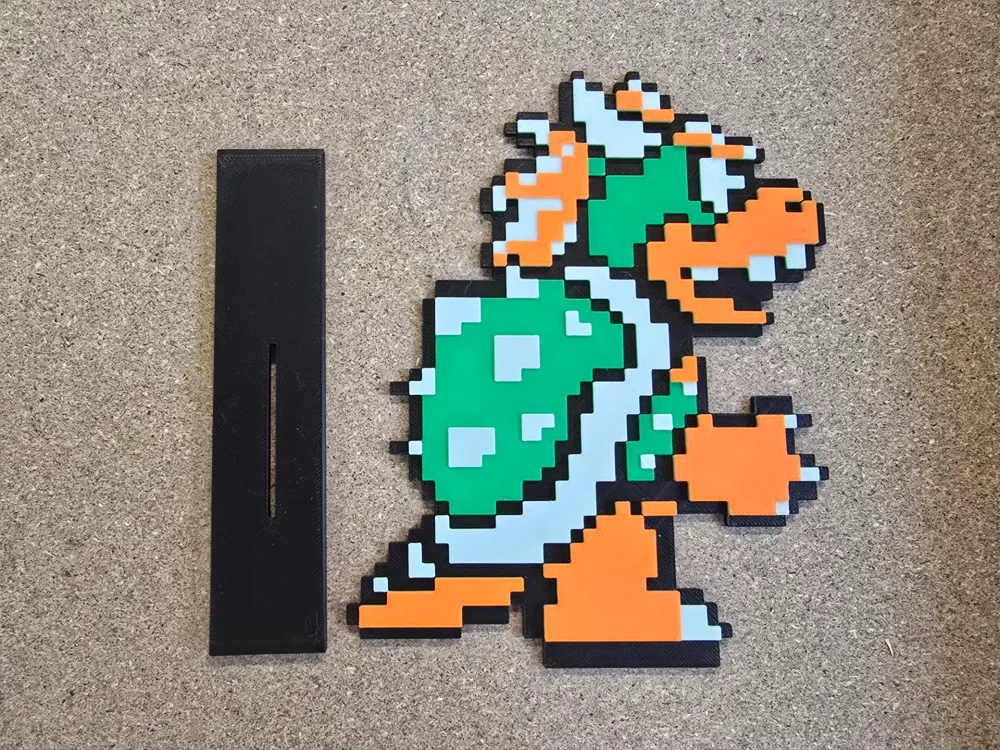 Voxel-Style Bowser #2 by Ocular Dynamic MakerWorld: Download Free 3D Models