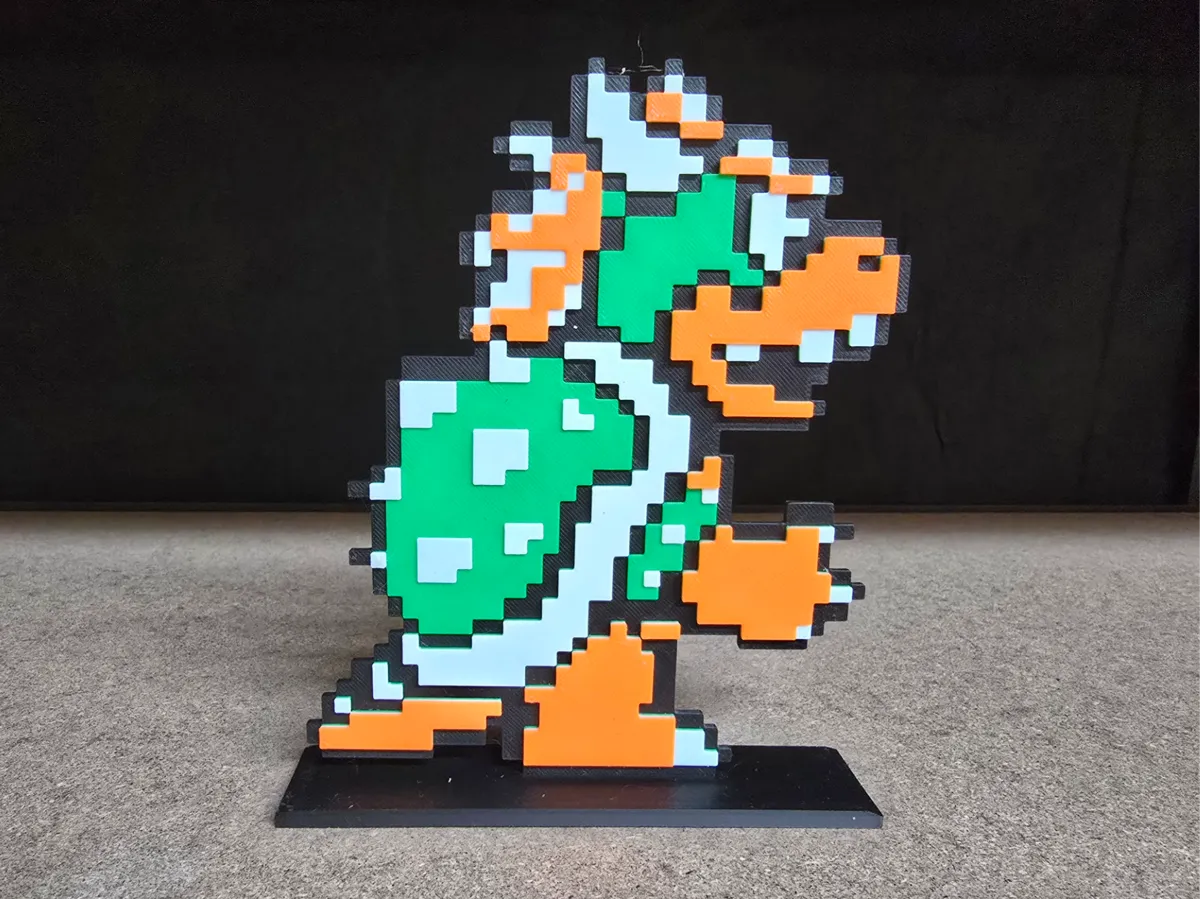 Voxel-Style Bowser #2 by Ocular Dynamic MakerWorld: Download Free 3D Models