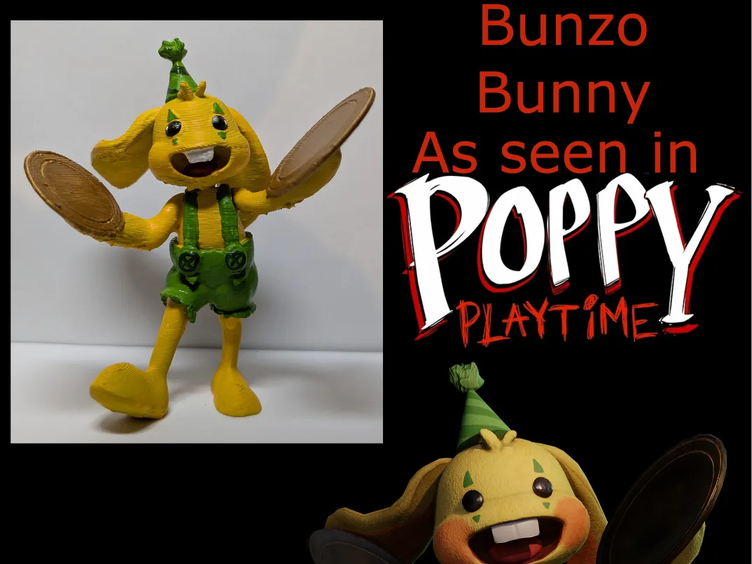 Bunzo Bunny from Poppy Playtime - Free 3D Print Model - MakerWorld