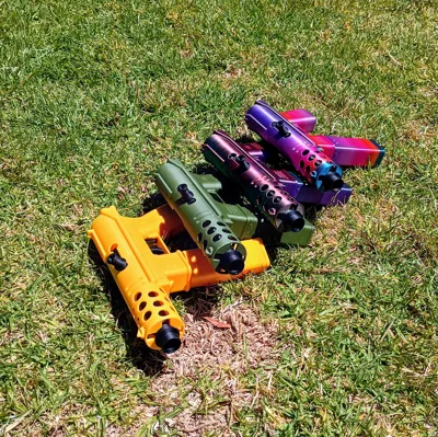 TEC-9 / T-15 water toy gun by QYM 3D 脑洞造物秦一鸣 MakerWorld: Download Free ...