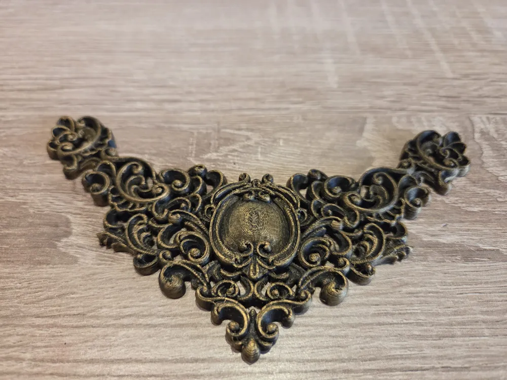 Ornament Vintage Barock Style - Free 3D Print Model - MakerWorld