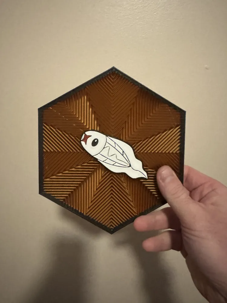 #602 Tynamo Hex Wall Art - Free 3D Print Model - MakerWorld