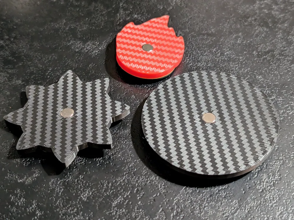 Cute Earth, Sun & Meteor Magnets - Layered Design - Free 3D Print Model ...