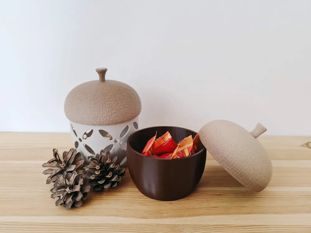 Acorn-shaped bowl - Free 3D Print Model - MakerWorld