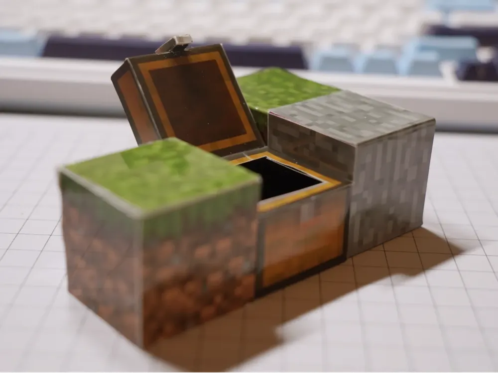 Minecraft Glue-Free, Pause-Free Boxes/Magnetic Grass Blocks/Rock Blocks ...