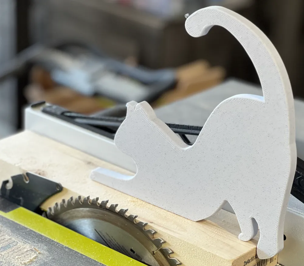 Safety Cat Table Saw Push Stick by Warrior Made Designs - MakerWorld
